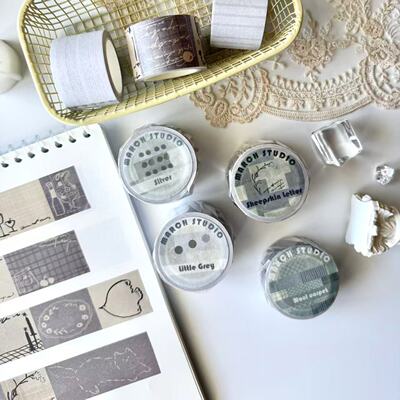 「9.20新品」【书写纸系列】三月原创手帐胶带拼布复古文艺书写