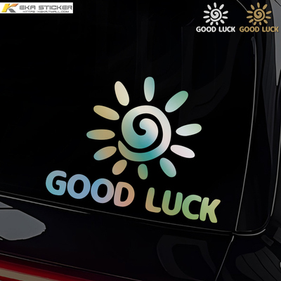 可卡幸运太阳Goodluck贴纸