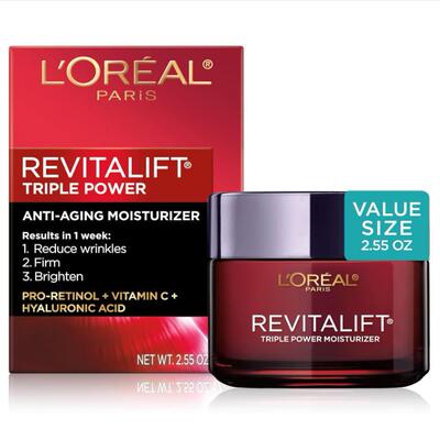 美国代购L'Oreal Paris Face Moisturizer By L’Oreal Paris Ski