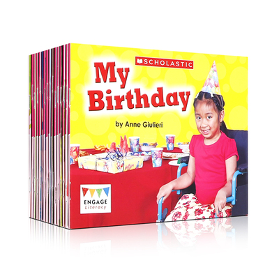 英文原版 学乐彩虹桥阅读级别Levels 1-2 组合16册 The Bee/The Clouds/The Animals 2-4-6岁幼儿宝宝思想启蒙亲子图画书绘本