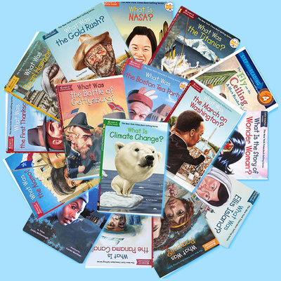 100元4本What Was/Where Is系列英文原版历史科普图画书 增长儿童见识扩展课外知识故事书 课外阅读读物提升英语阅读水平