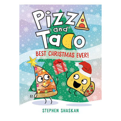 英文原版Pizza and Taco #8: Best Christmas Ever!披萨和玉米饼8 最棒的圣诞节搞笑初章漫画全彩漫画 爆笑故事 精装4-8岁