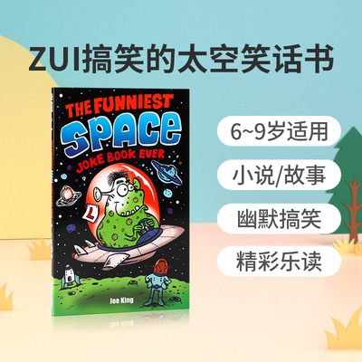 英文原版 Funniest Space Joke Book Ever 最搞笑的太空笑话书 儿童英语早教幽默趣味性阅读搞笑故事书Andersen Press出版