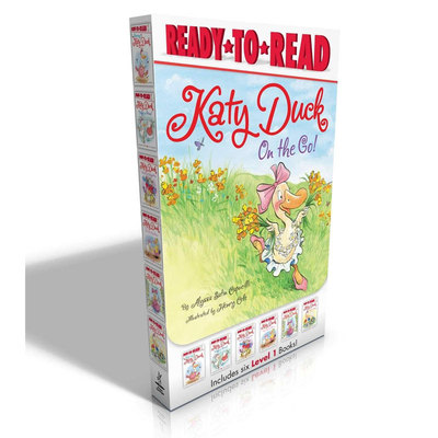 预售英文原版Ready-to-Read Level 1: Katy Duck on the Go! (Boxed Set)齐齐学会读1级:鸭子凯蒂6册盒装凯蒂鸭趣味故事全彩插图