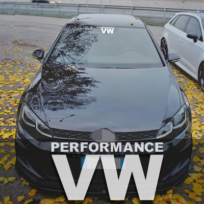 适用于大众VW前挡风玻璃车贴