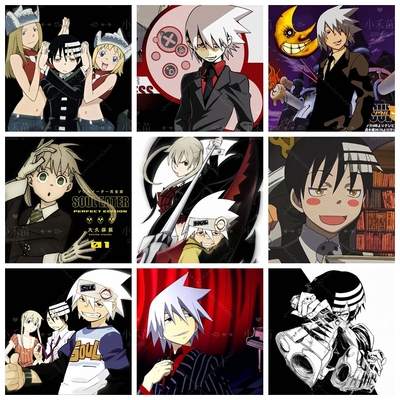 噬魂师贴纸Soul贴画Maka装饰防水防晒手机壳笔记本文具盒特化动漫