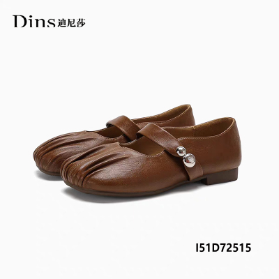 2026春季新款低跟玛丽珍圆头软底软面舒适一字带百搭女鞋72515