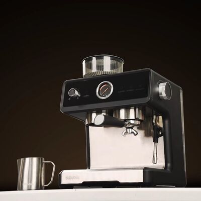 scholtes萧泰斯S100咖啡机自动压粉研磨一体半自动意式家用打奶泡