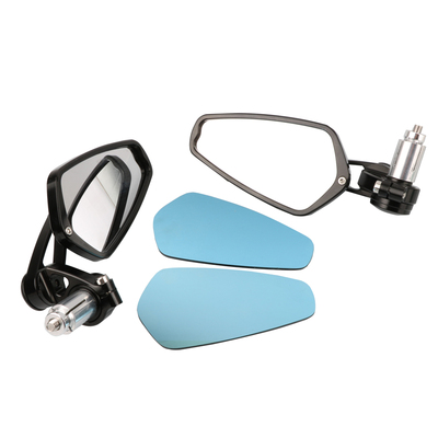 摩托车电动车银钢小怪兽 MSX125 改装复古手把倒车镜反光镜后视镜