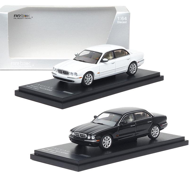 AR box 1:64 捷豹 XJ  X350超跑车 绿色仿真合金汽车模型收藏摆件