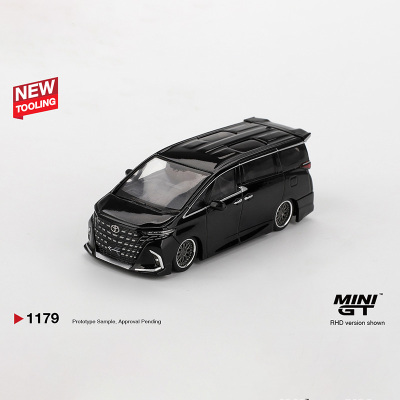 MINIGT 1:64 丰田Toyota阿尔法Alphard 40 KUHL合金汽车模型 1179