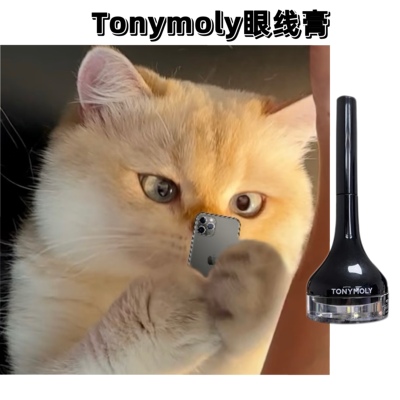 带眼线刷~tonymoly防水眼线膏