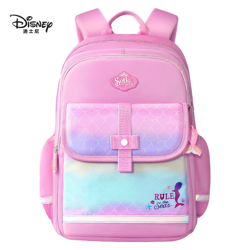迪士尼正版Disney苏菲亚公主小学书包儿童女孩护脊减负双肩背包