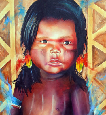 K638【巴西】丽娜·莫塔（Lina Motta）重彩油画网传图库.