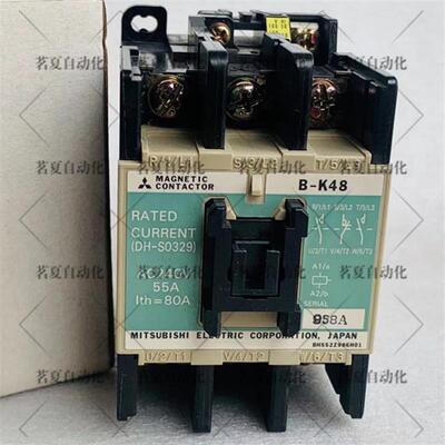 原装日本三菱MITSUBISHI接触器B-K48 AC240V B-K48