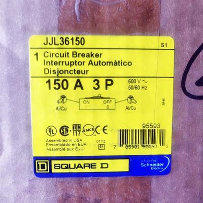 SQUARE  JJ250  AL175JD  JJL36150  3P 150A询价