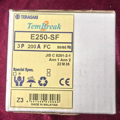 全新日本寺崎TERASKI断路器 E250-SF 3P 200A FC询价