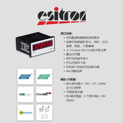 议价esitron伺服控制器SC 10 Servo-Regler-Drive Tec?hnology德