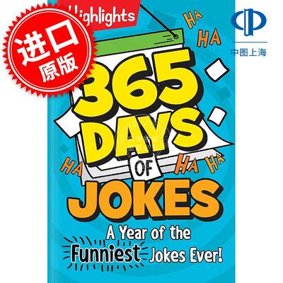 Highlights 365天的笑话：史上有趣的笑话年！ 儿童读物 英文原版 365 Days of Jokes: A Year of the Funniest Jokes Ever! 6-9岁