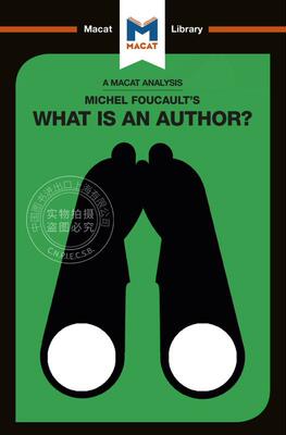预售 按需印刷 解析米歇尔&middot;福柯的《何为作者》？An Analysis of Michel Foucault's What is an Author?
