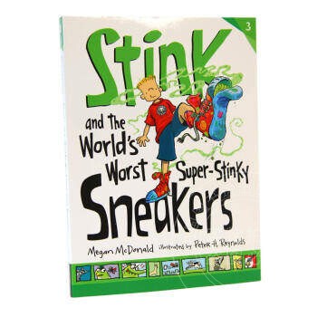 现货 儿童青少年英语读物小说 Stink and the World's Worst Super-Stinky Sneakers stink和世界糟糕的运动鞋 课外读物