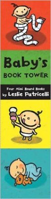 现货 英文原版 Baby's Book Tower 宝宝塔书 培养宝宝行为习惯 Leslie Patricelli