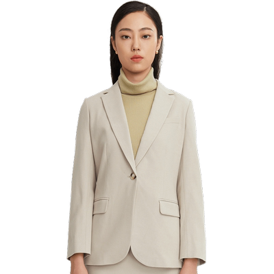 喀啦CARABLUE时尚通勤修身女上衣