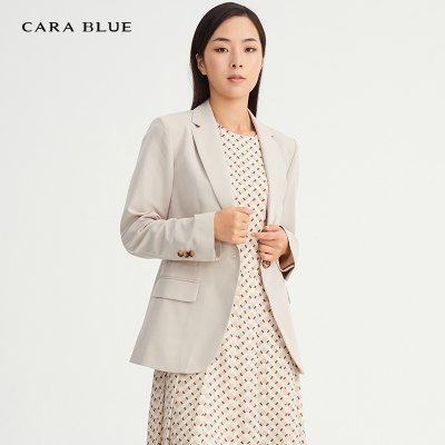 喀啦CARABLUE正品女装纯色简约