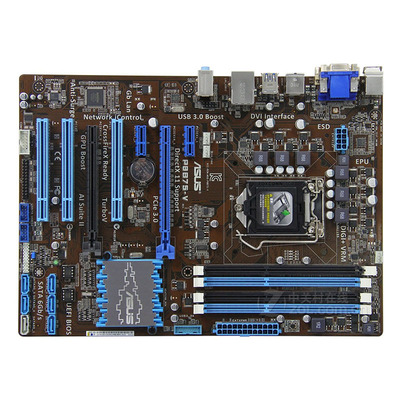 华硕P8B75-V1155针ddr3内存
