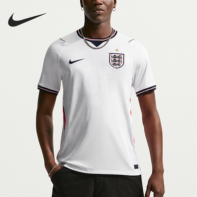 Nike/耐克正品英格兰主场男士轻盈透气足球运动T恤IB5290-100