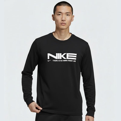 Nike/耐克正品Premium 男士圆领薄绒运动字母卫衣IB5450-010