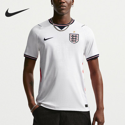 Nike/耐克正品英格兰主场男士轻盈透气足球运动T恤IB5290-100