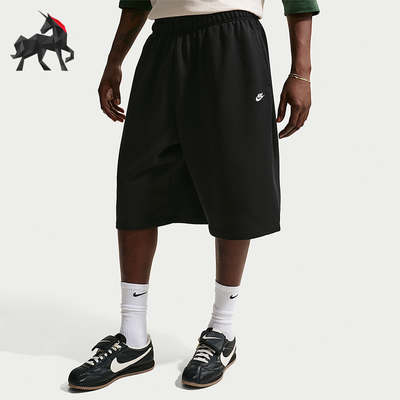 Nike/耐克正品Sportswear宽版毛圈布短裤新款经典短裤II5713-010