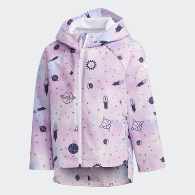 阿迪达斯小训练运动梭织夹克外套