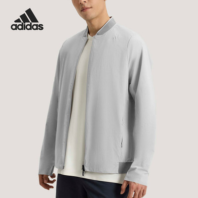 Adidas/阿迪达斯正品春秋男士拒水凉感运动轻盈外套KE4040