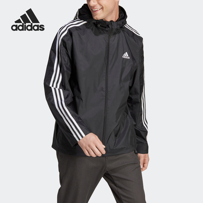 Adidas/阿迪达斯官方正品M 3S WB男子运动休闲连帽夹克外套IB0381