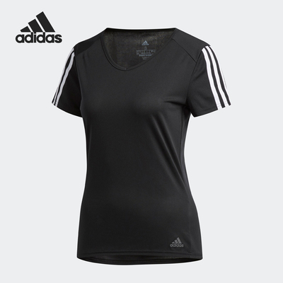 阿迪达斯女子训练运动短袖
