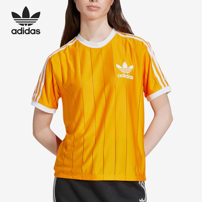 阿迪达斯女士休闲运动短袖