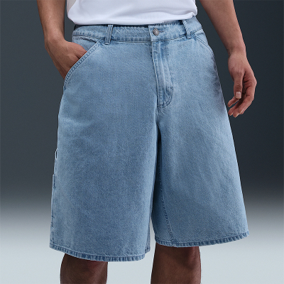 Nike/耐克正品2025夏季款男士牛仔布宽松经典工装短裤HJ2961-493