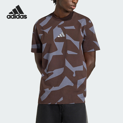 Adidas/阿迪达斯正品AMG CAMO T-SHIRT男士经典复古短袖T恤KQ8353