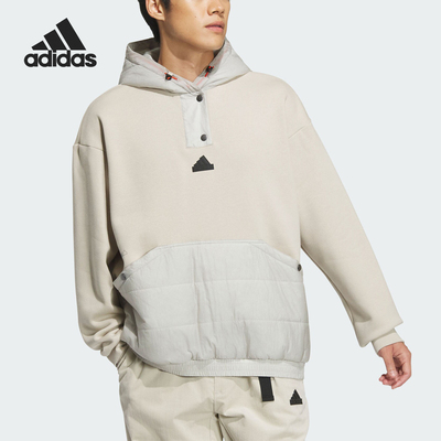 阿迪达斯男士简约休闲卫衣