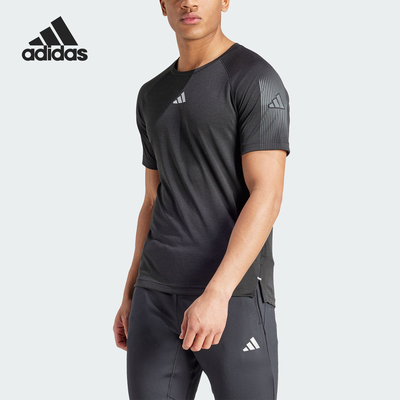 Adidas/阿迪达斯正品GYM+ BL TEE男士运动健身短袖T恤IN5576
