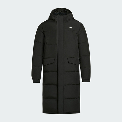 Adidas/阿迪达斯正品冬季男女连帽保暖长款运动休闲羽绒服KF6748