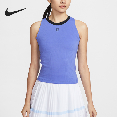 Nike/耐克正品2026春季款女士圆领针织经典透气背心T恤FZ6658-570