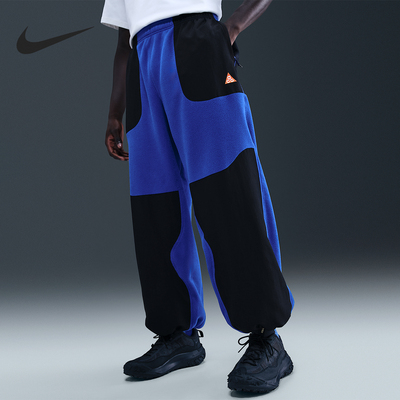 耐克男士拼接宽松耐穿长裤