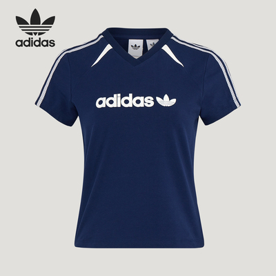 Adidas/阿迪达斯正品三叶草BLKTWT-SHIRT新款女短袖T恤KU4762