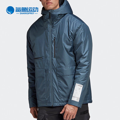 Adidas/阿迪达斯正品冬季新款男子户外夹克保暖棉服GL7401 GL7402