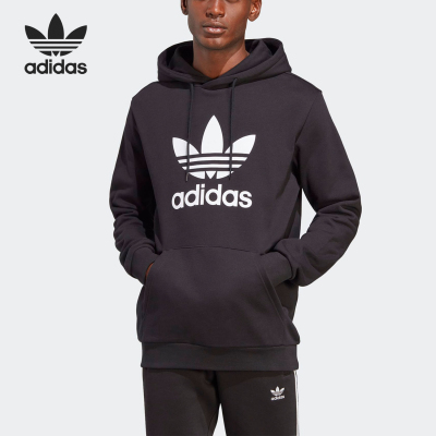 Adidas/阿迪达斯正品三叶草男士运动长袖连帽套头卫衣IA4883