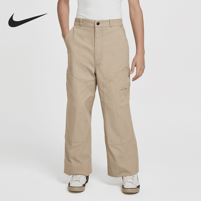 Nike/耐克正品2025冬季款男士刺绣经典直筒运动长裤FV8047-247