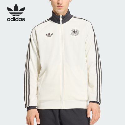 Adidas/阿迪达斯正品三叶草男士复古足球休闲夹克外套KG5096